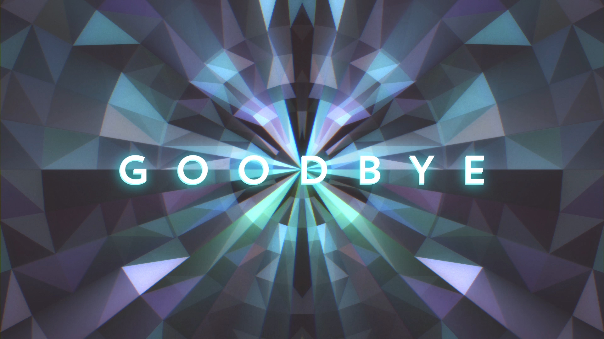 Geometric Glow Closing | Motion Video Background