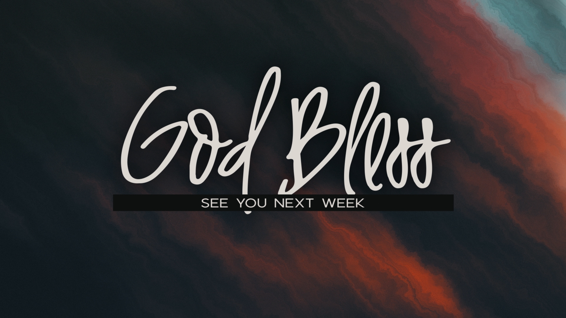 Vibrant Fall God Bless | Motion Video Background