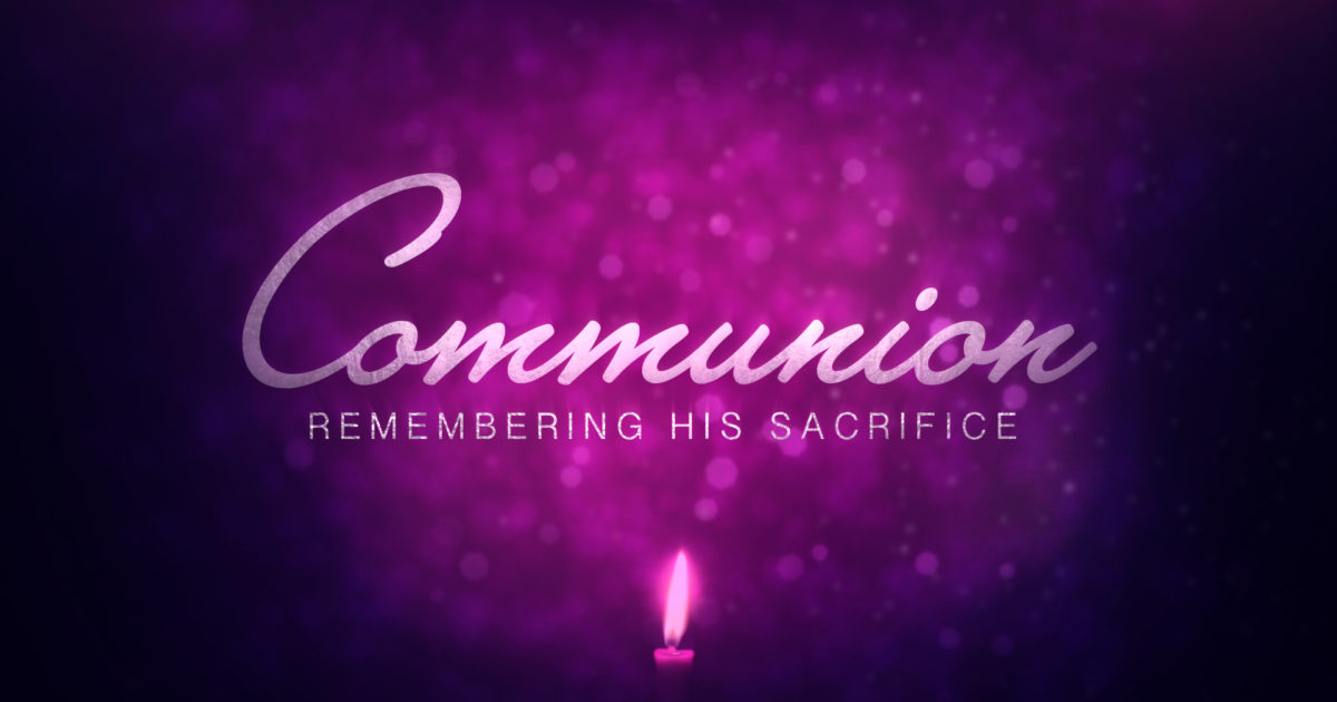 Advent Light Communion Still Background