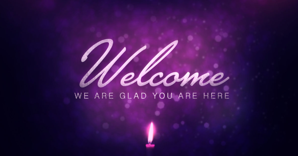 Advent Light Welcome Still Background