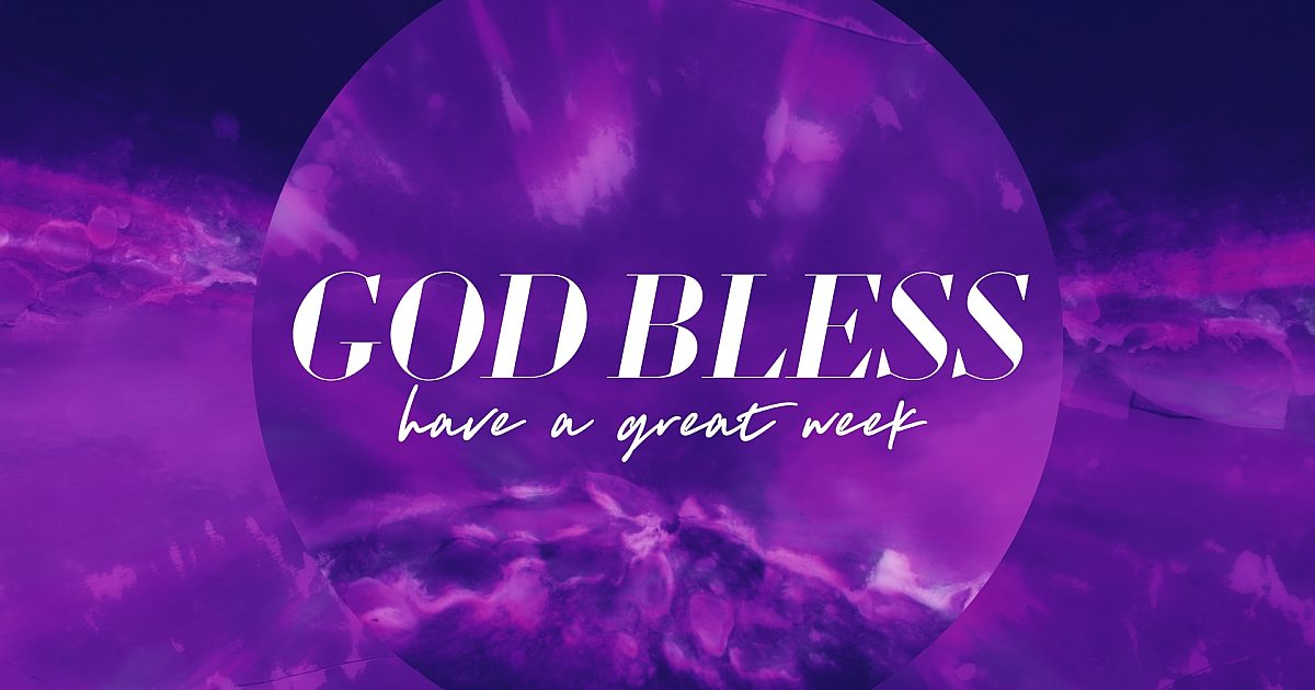 Amethyst Glow God Bless | Still Background