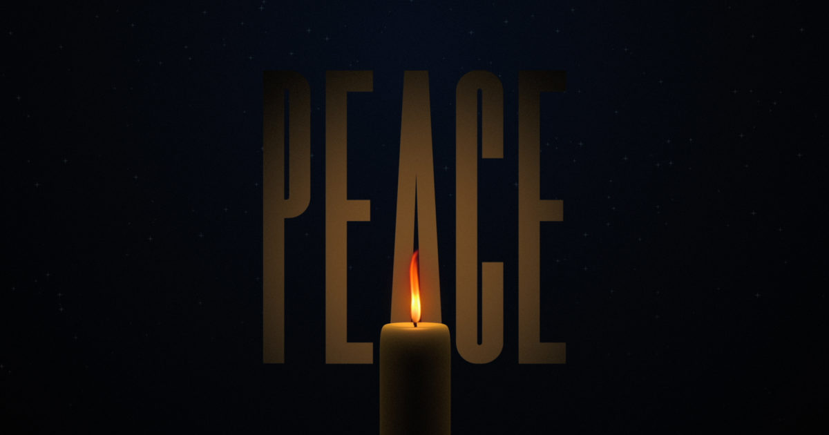 An Advent Moment Peace Still Background