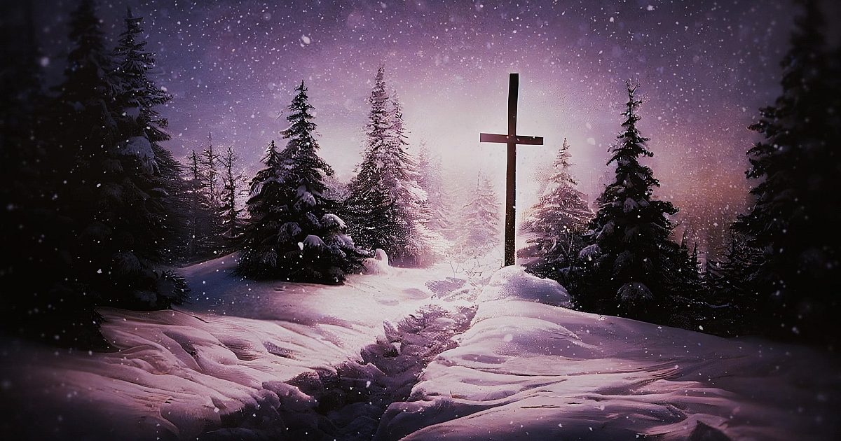 Another Winter Journey Snow Cross Still | Still Background