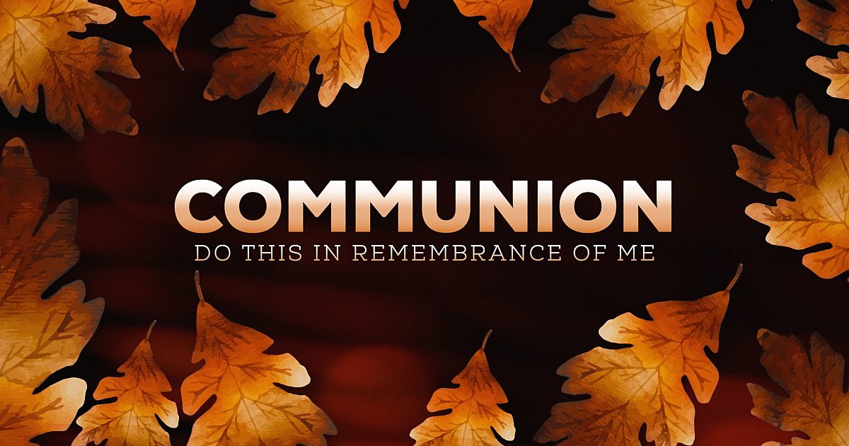 Autumn Glow Communion Still | Still Background