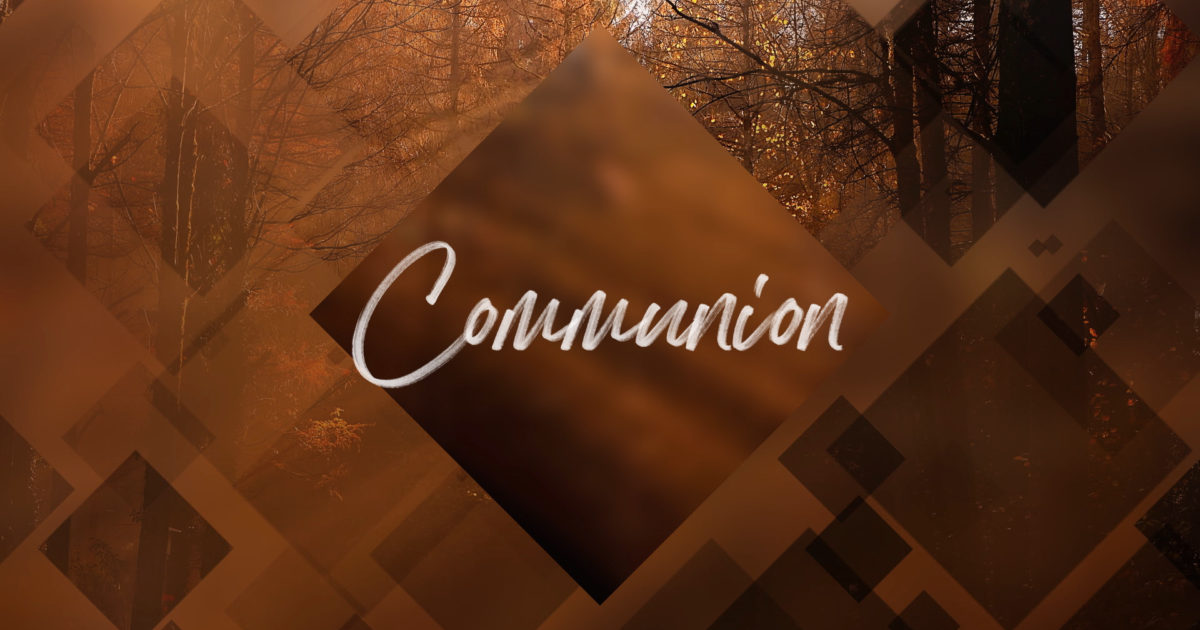 Autumn Journey Communion Still Background