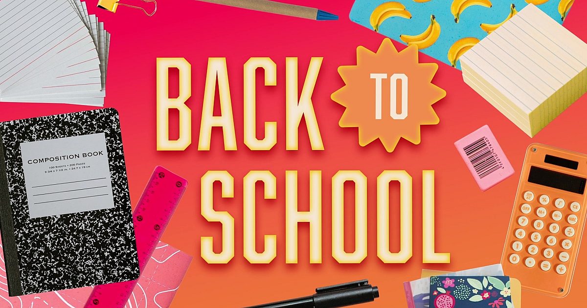 Back To School Collage Title Still | Still Background