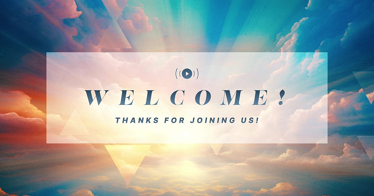 Beautiful Day Welcome Stream Still | Still Background