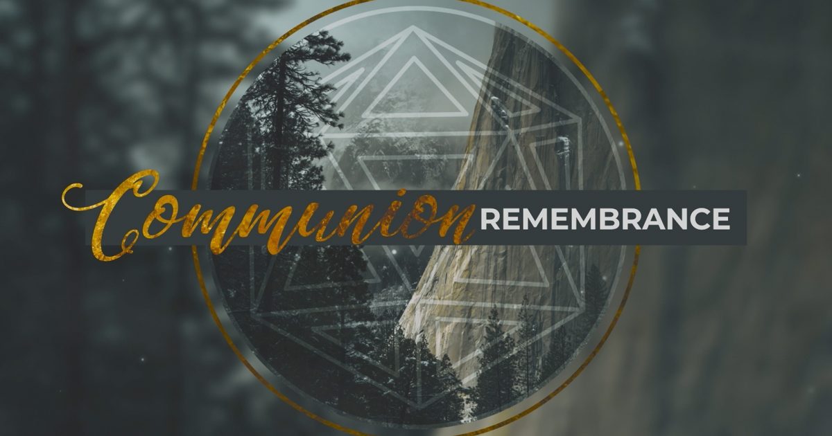 Beautiful Winter Communion Graphic | Still Background