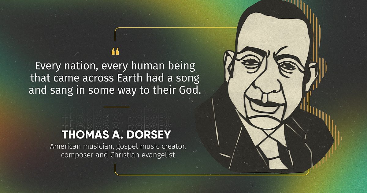 Black History Month Inspiration Thomas Dorsey | Still Background