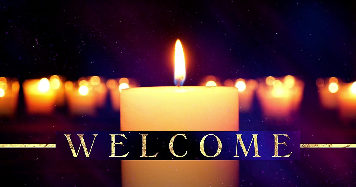 Candlelight Advent Welcome Still | Still Background