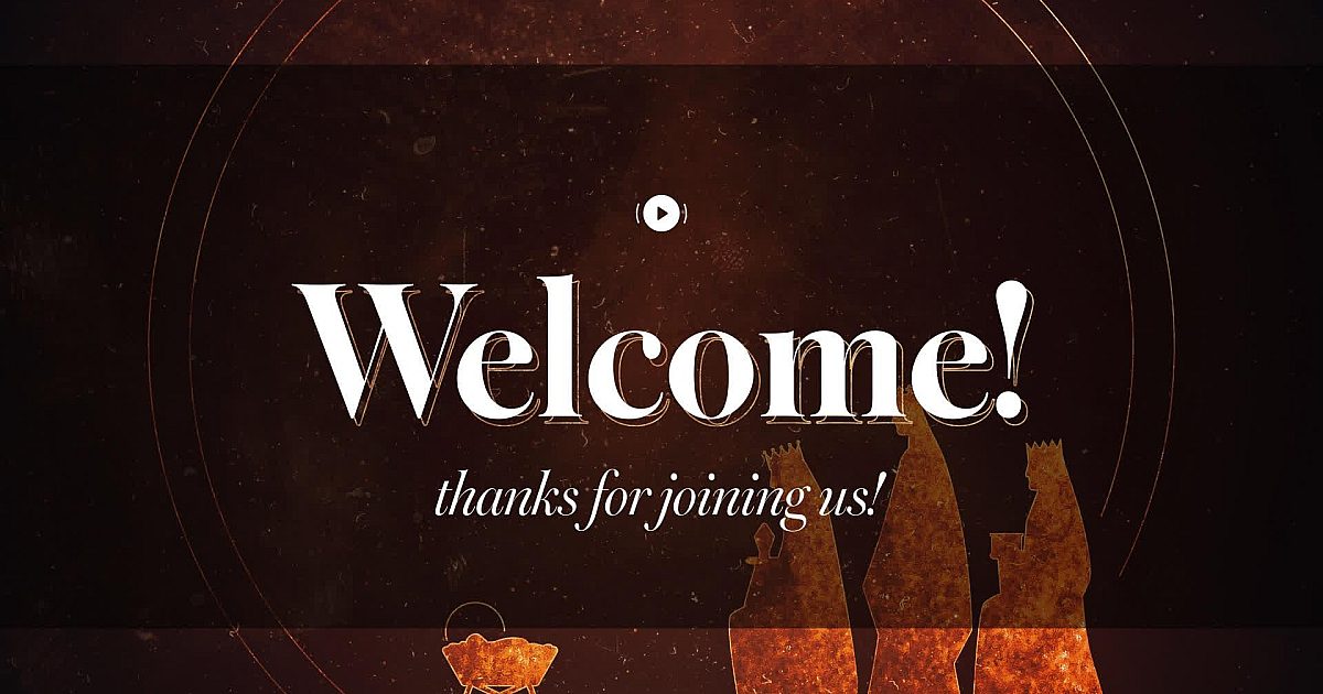 Christmas Elegance Welcome Stream Still | Still Background