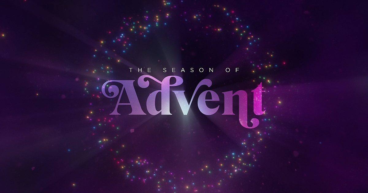Christmas Glow Advent Title Still Background
