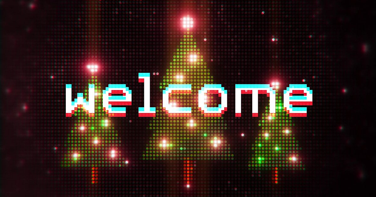 Christmas Leds Welcome Still | Still Background