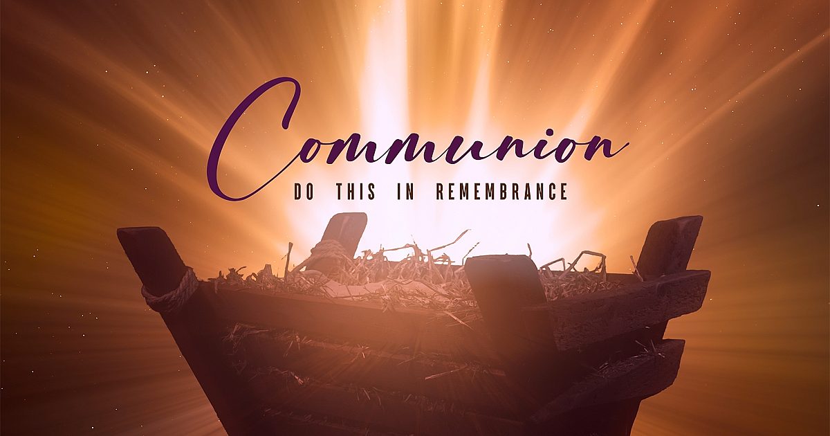 Christmas Manger Communion Still | Still Background
