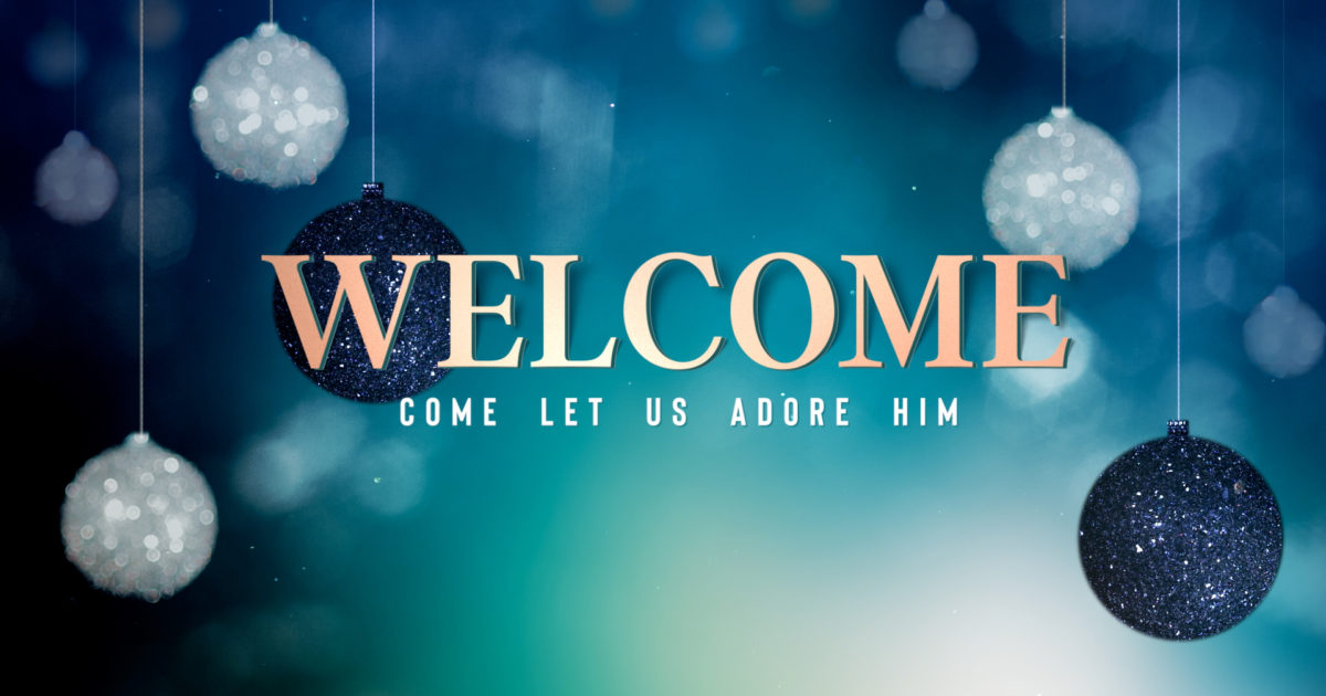 Christmas Ornaments Christmas Welcome Still Background