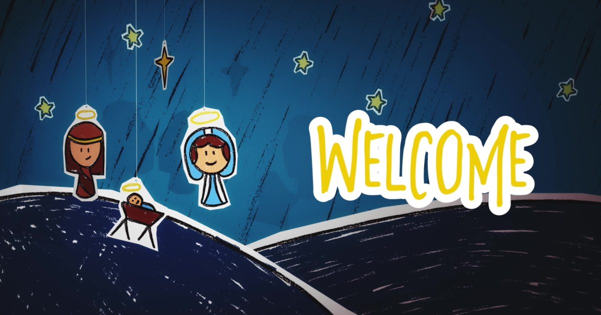 Christmas Pageant Welcome Still | Still Background