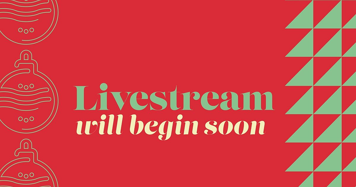 Christmas Volume Nine Livestream Begins Soon Motion | Still Background