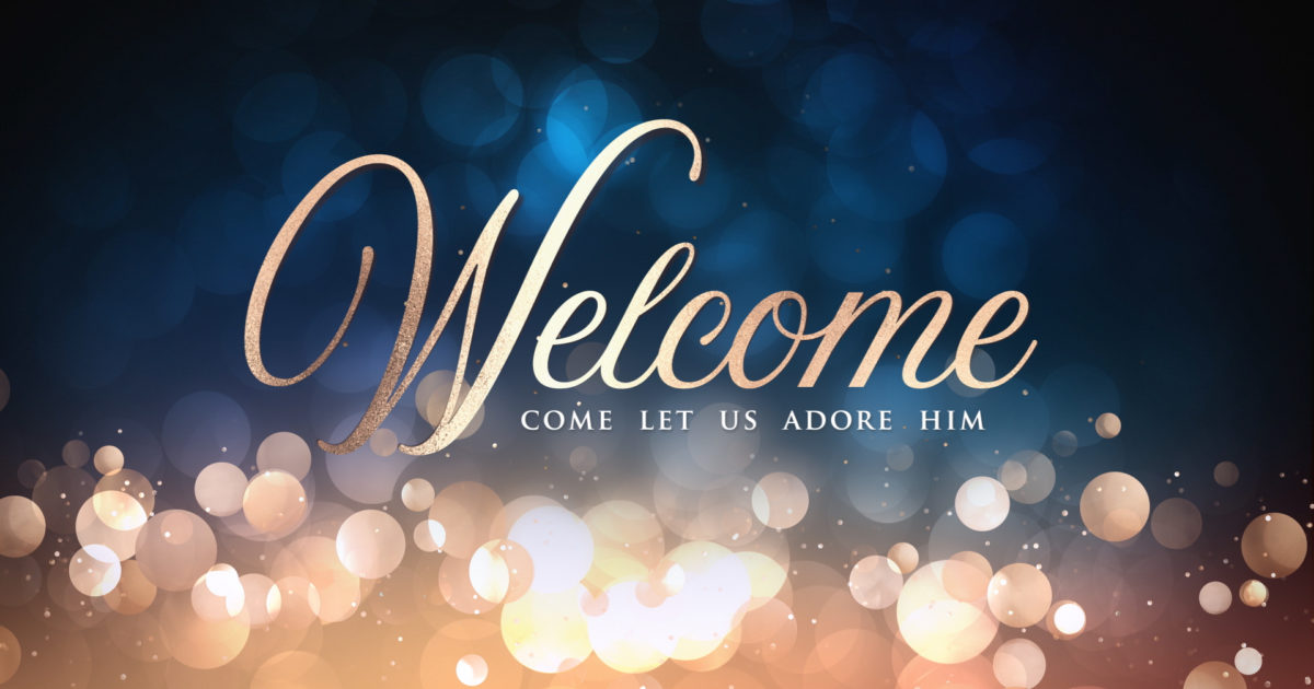 Christmas Bokeh Welcome Christmas Still Background