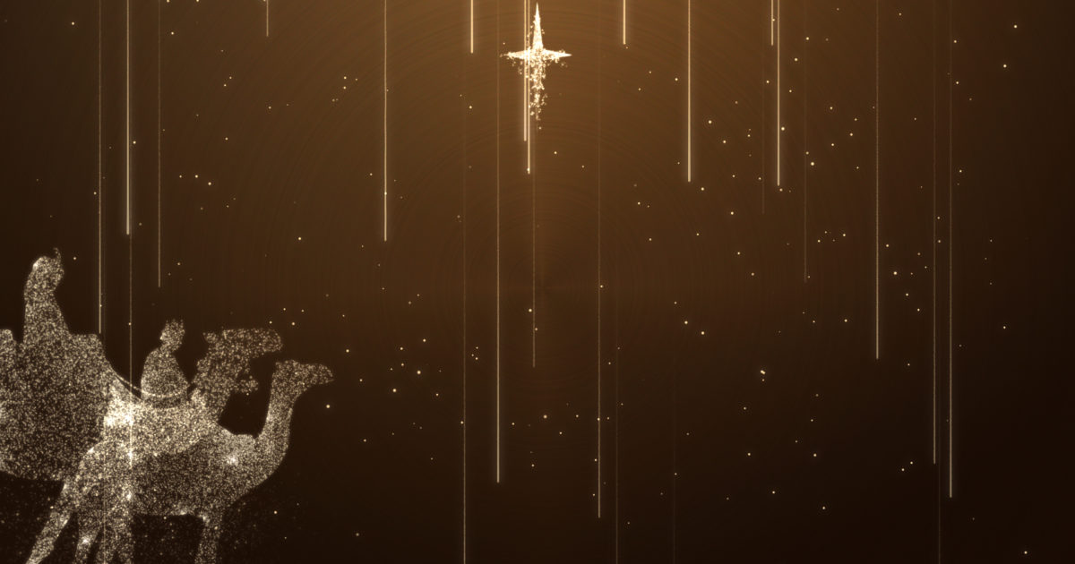 Christmas Starfall Wise Men Still | Still Background