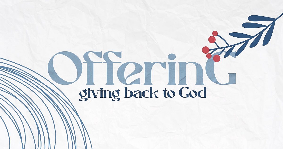 Christmastime Offering Graphic | Still Background