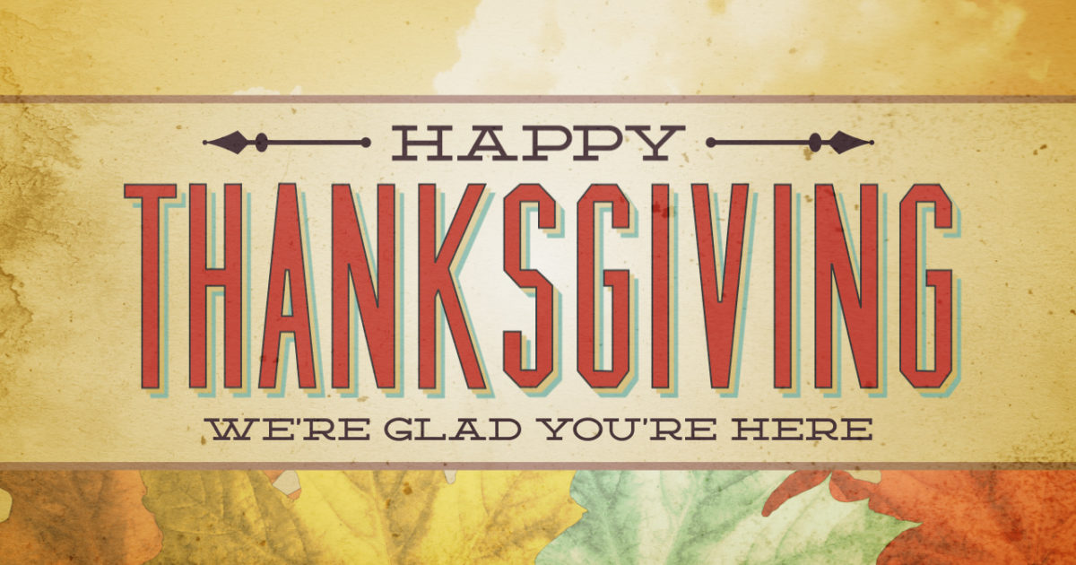 Classic Thanksgiving Welcome Still Background