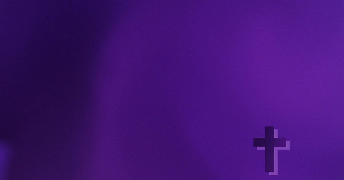 Purple Cross Wallpaper