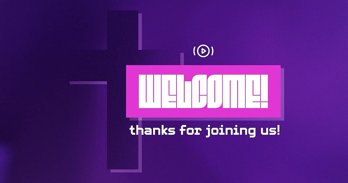 Color Cross Welcome Stream Still | Still Background