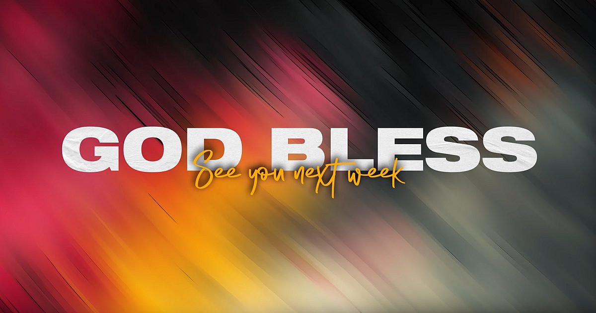Color Current God Bless Graphic | Still Background