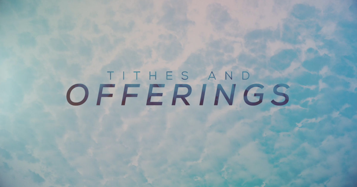 Colorful Spring Clouds Tithes | Still Background