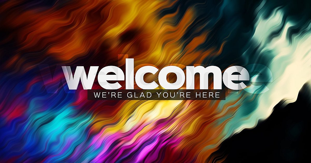 Colorstorm Welcome Graphic | Still Background