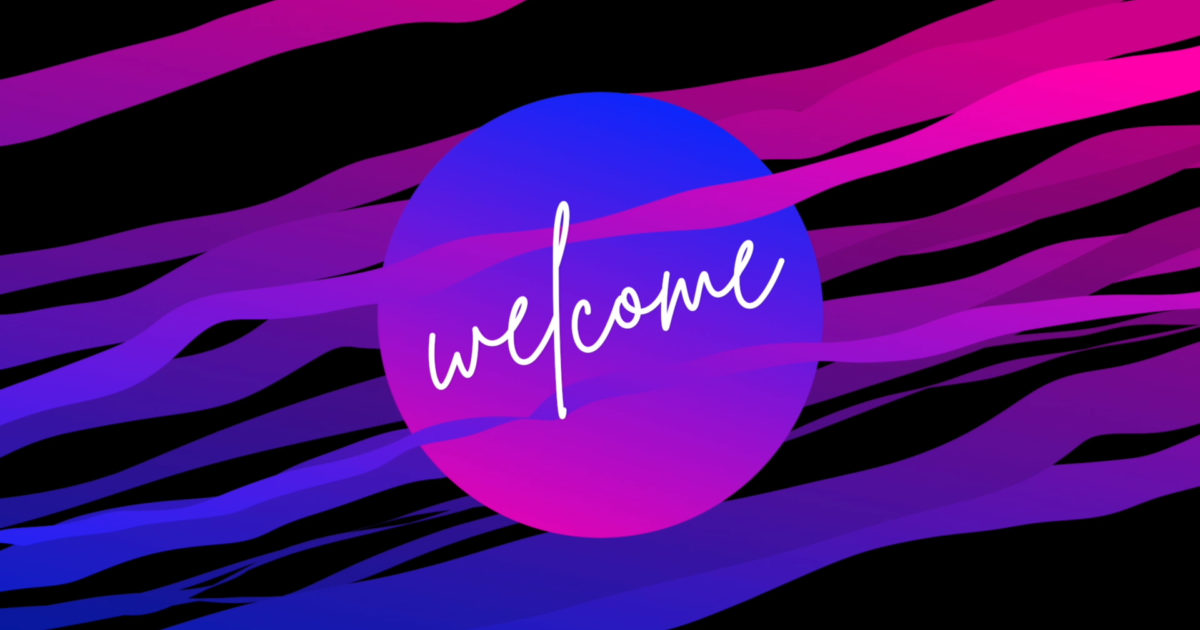 Colorwave Gradients Welcome Still Background