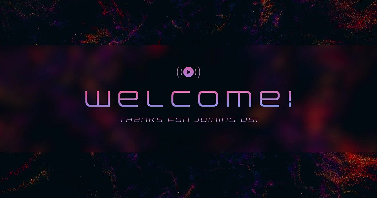 Cosmic Detritus Welcome Stream Still | Still Background