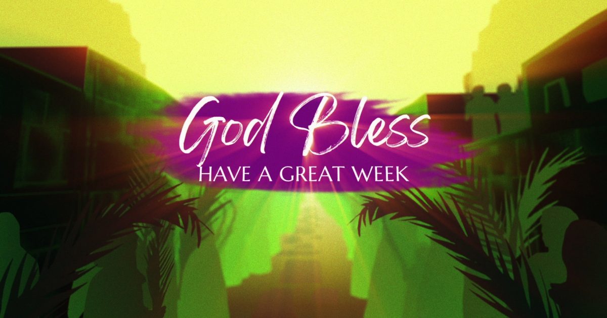 Creation Cries Hosanna God Bless | Still Background