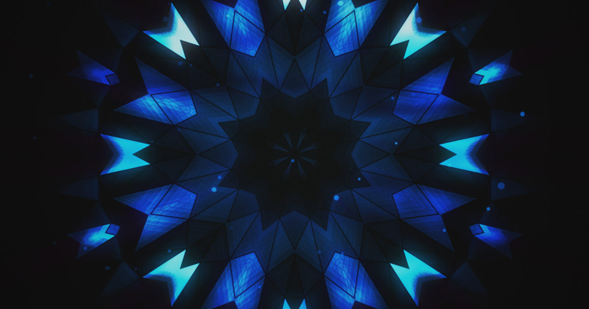 Crowned Glass Blue Still Background