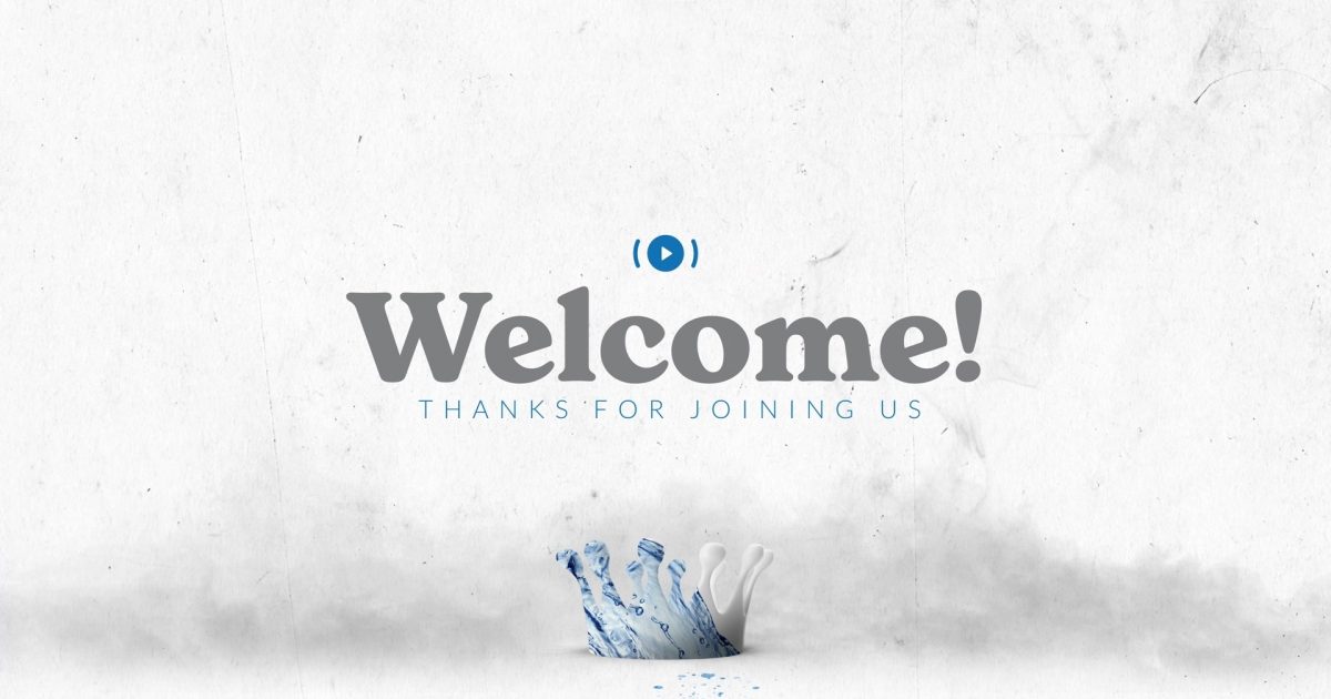 Crowned Welcome Stream Still | Still Background
