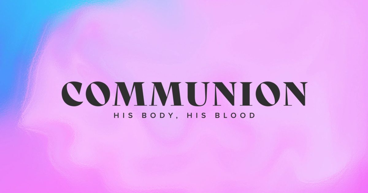 Easter Foil Communion Still Background