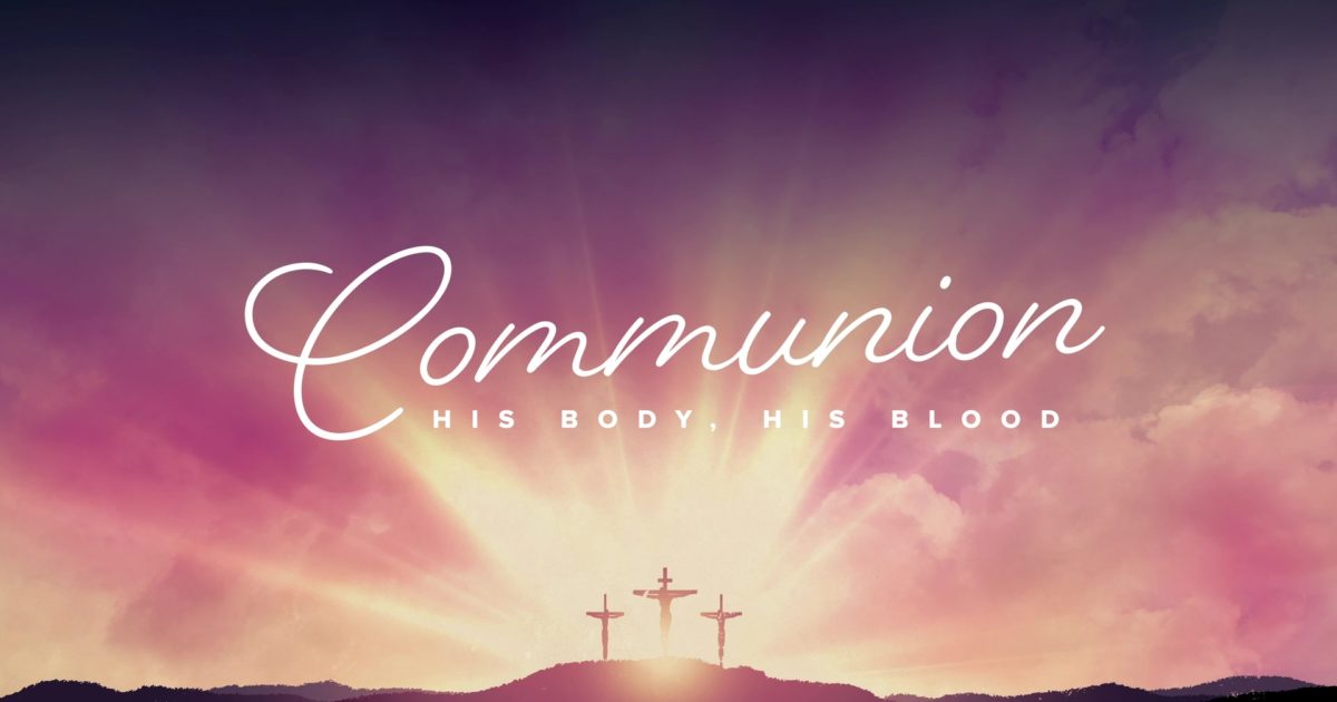 Easter Morning Communion Still Background