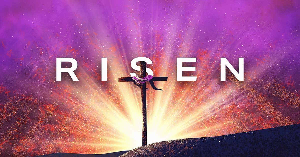 Easter Risen Still Title | Still Background