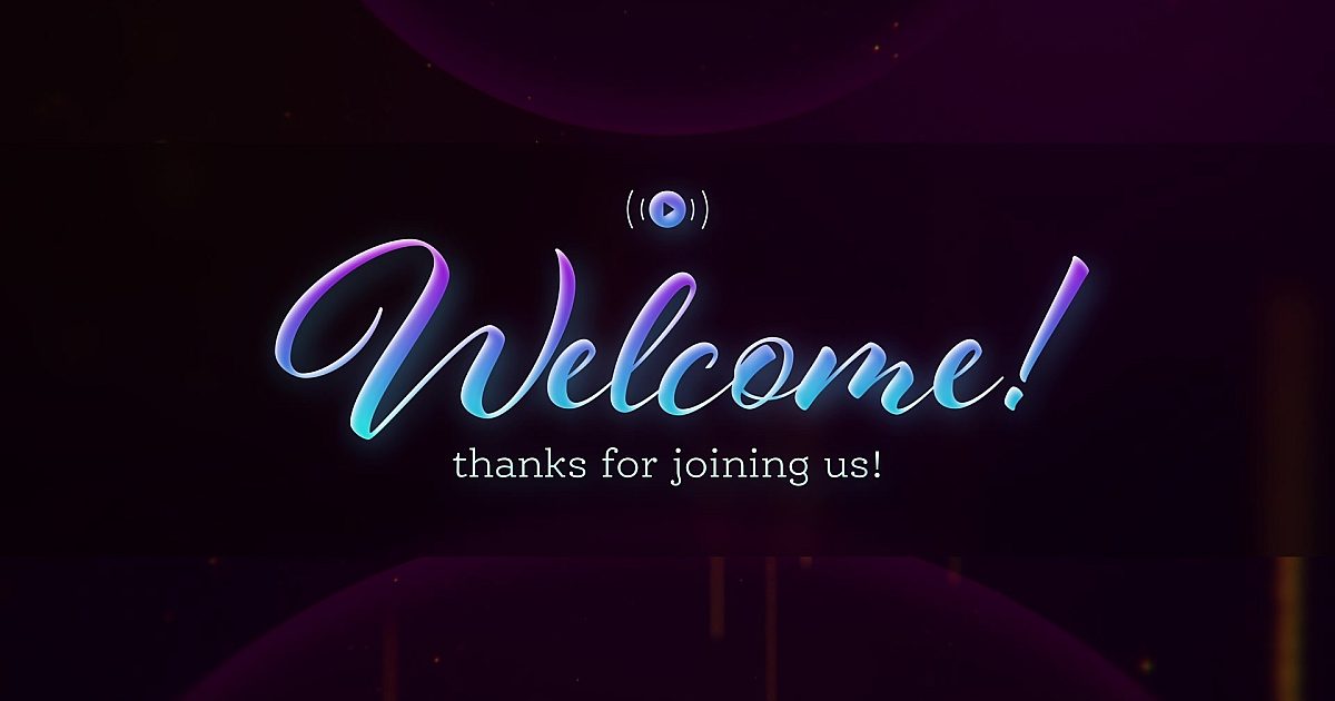 Epiphany Streaks Welcome Stream Still | Still Background