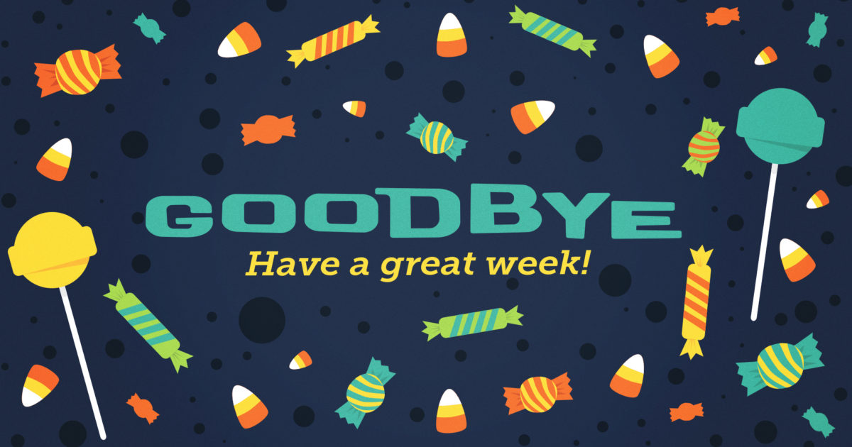 Fall Fest Exit Candy Still Background