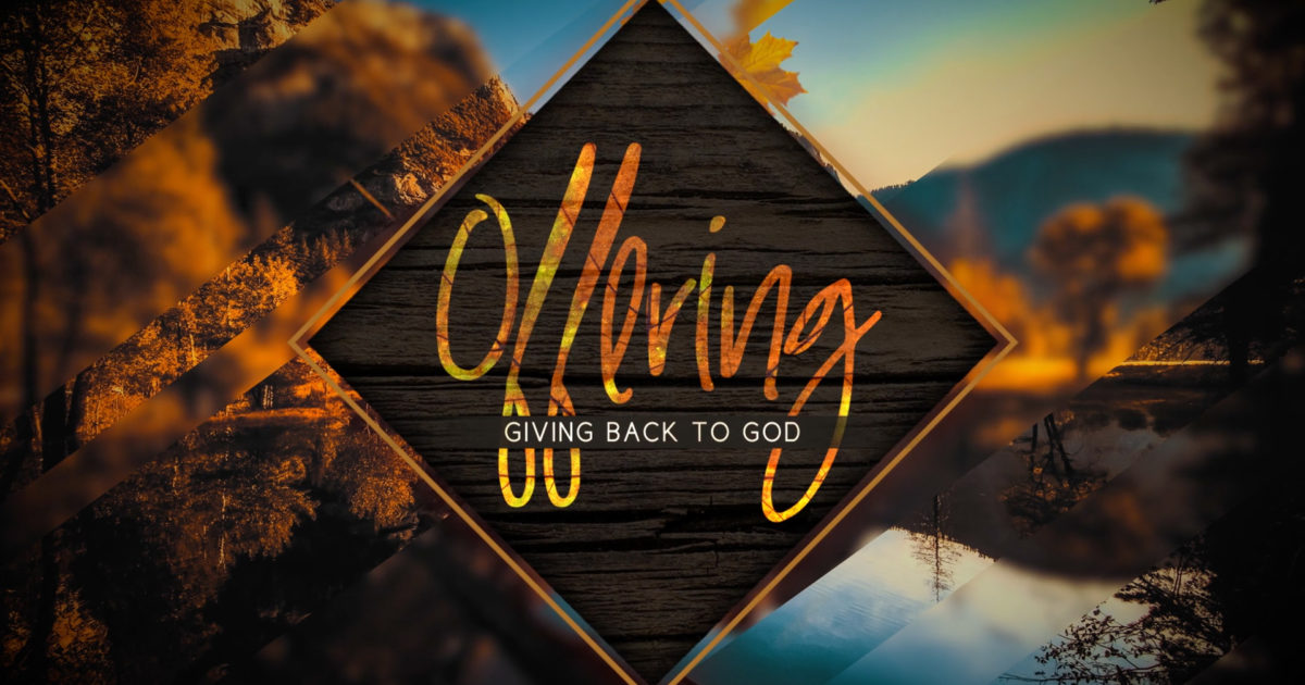 Falling Autumn Offering Still Background