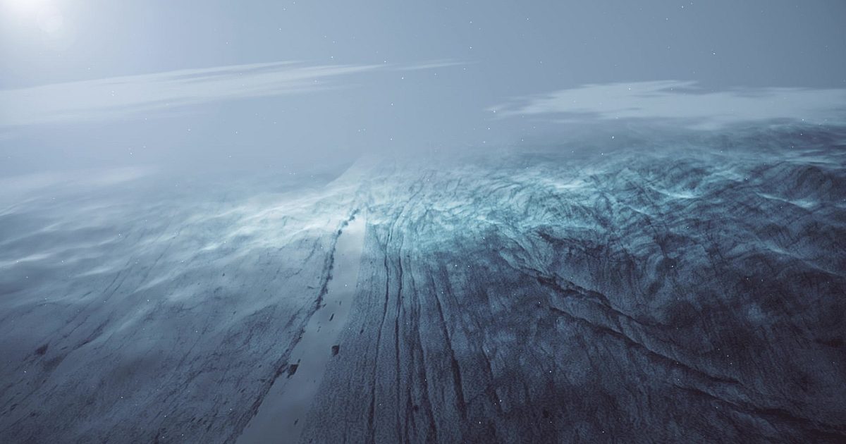Frozen World Glacial Still | Still Background
