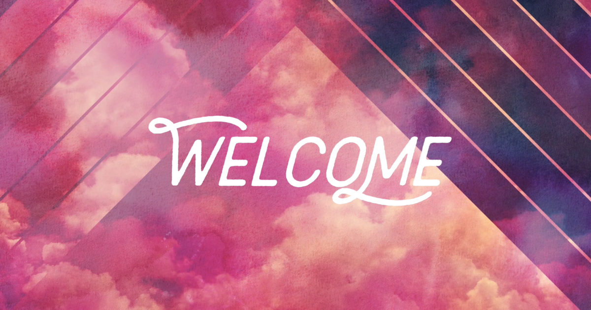 Geo Clouds Welcome | Still Background