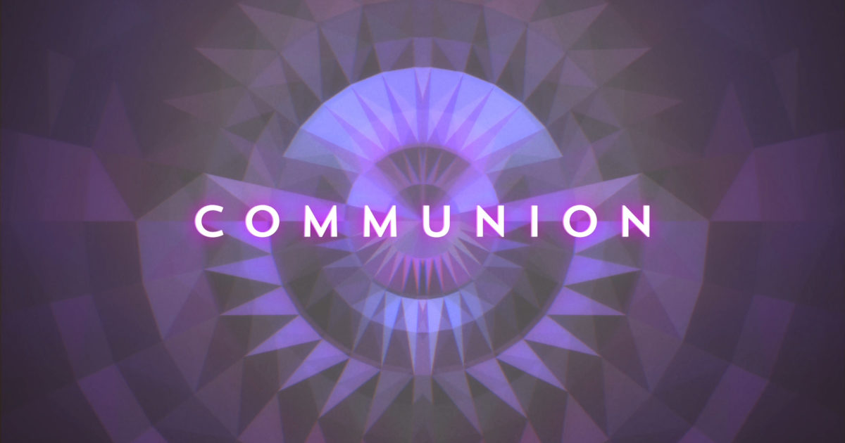 Geometric Glow Communion | Motion Video Background