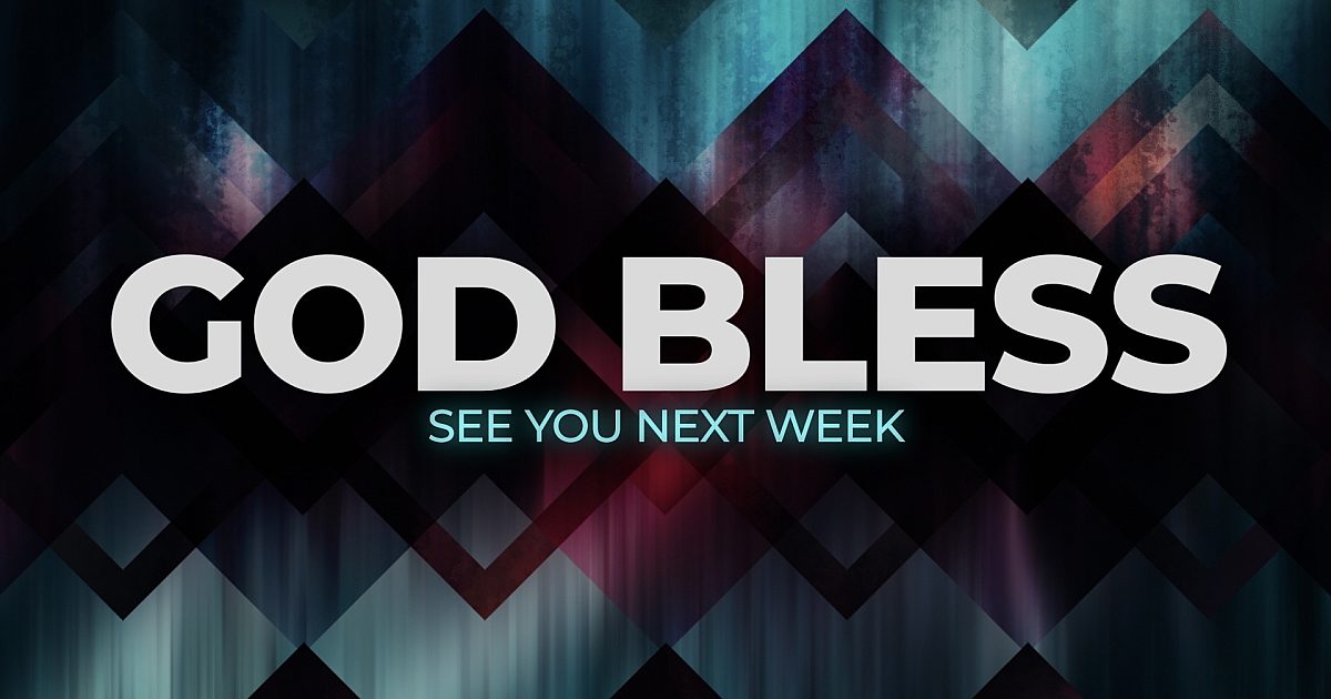 Geometric God Bless Graphic | Still Background