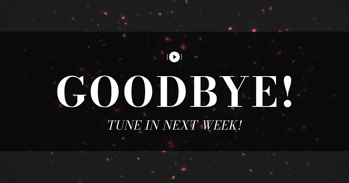 Glitterific New Year Exit Stream Still | Still Background