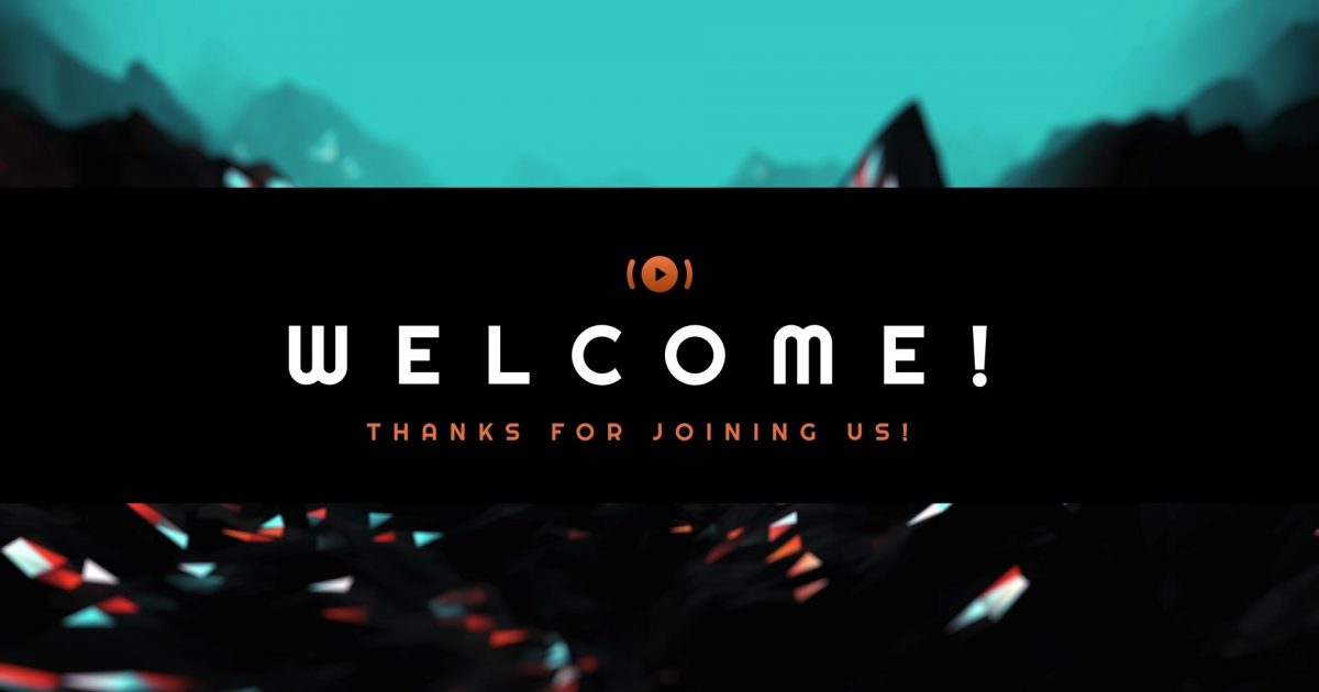 Glow Field Welcome Stream Still | Still Background