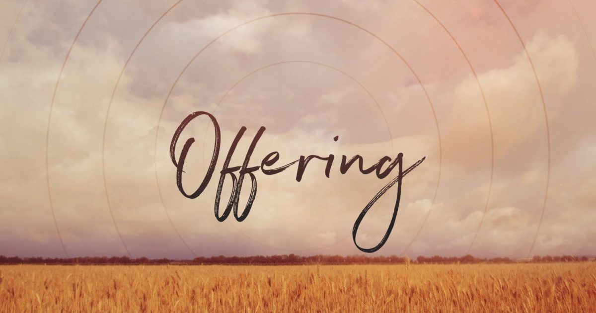 Golden Hour Offering Still Background