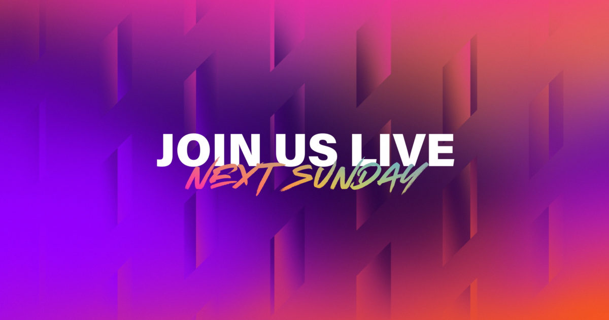 Gradience Join Us Live Next Sunday Background