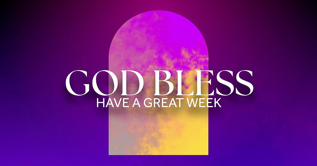 Gradient Arches God Bless Still | Still Background